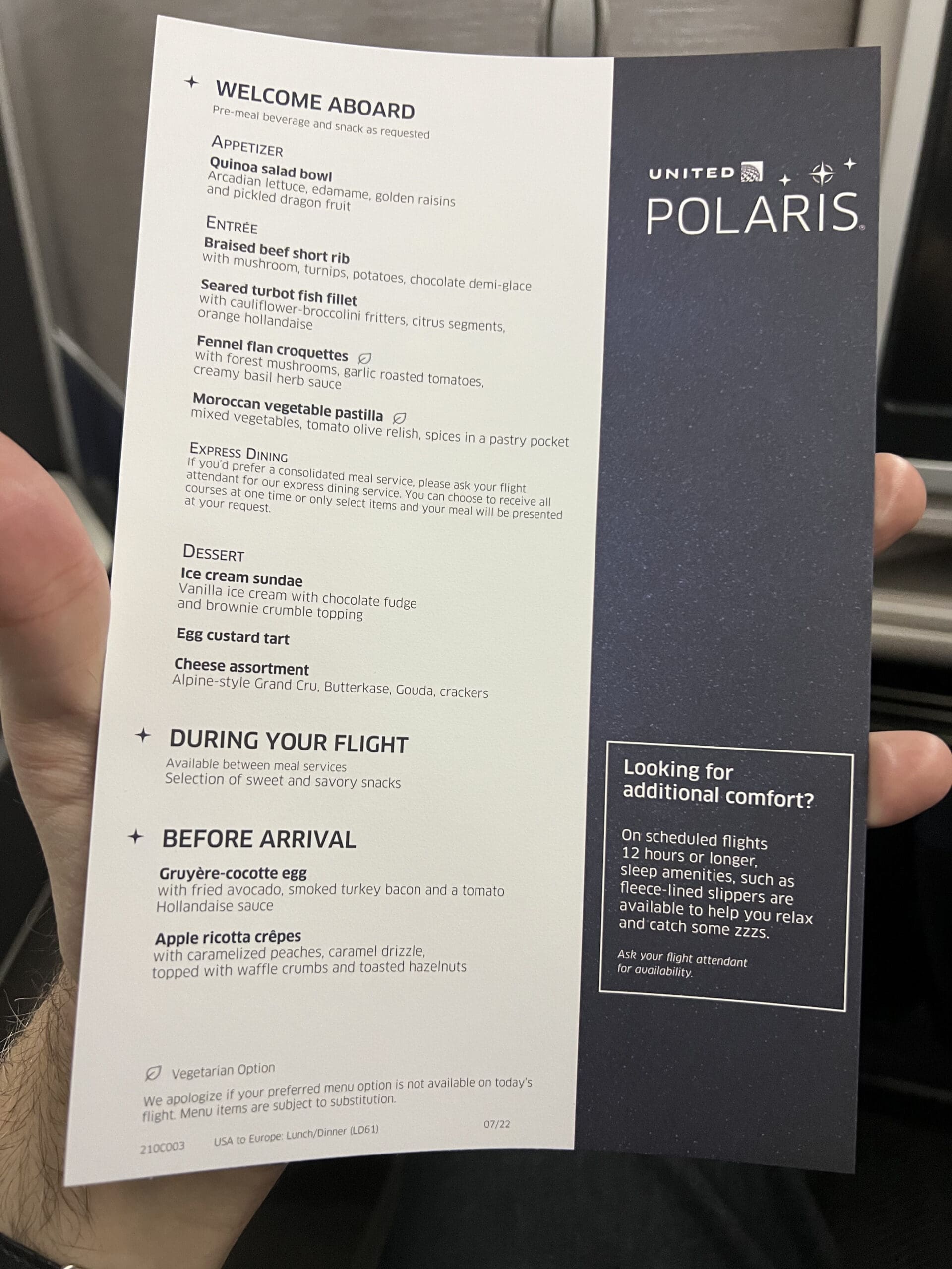 United Airlines - The Bulkhead Seat