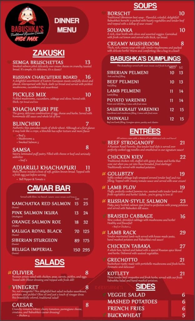 Restaurant Review: Babushka's (Tampa) - The Bulkhead Seat