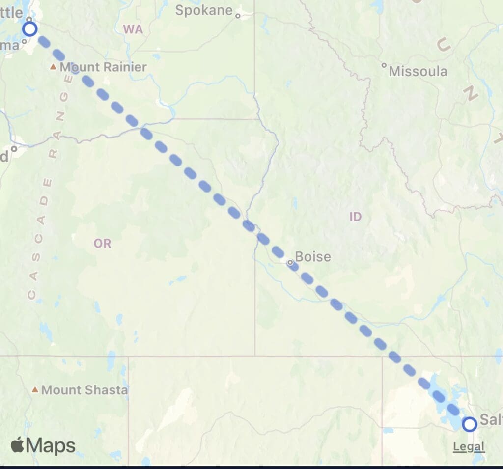 The Dash for Platinum: Second Leg - SLC to SEA - The Bulkhead Seat