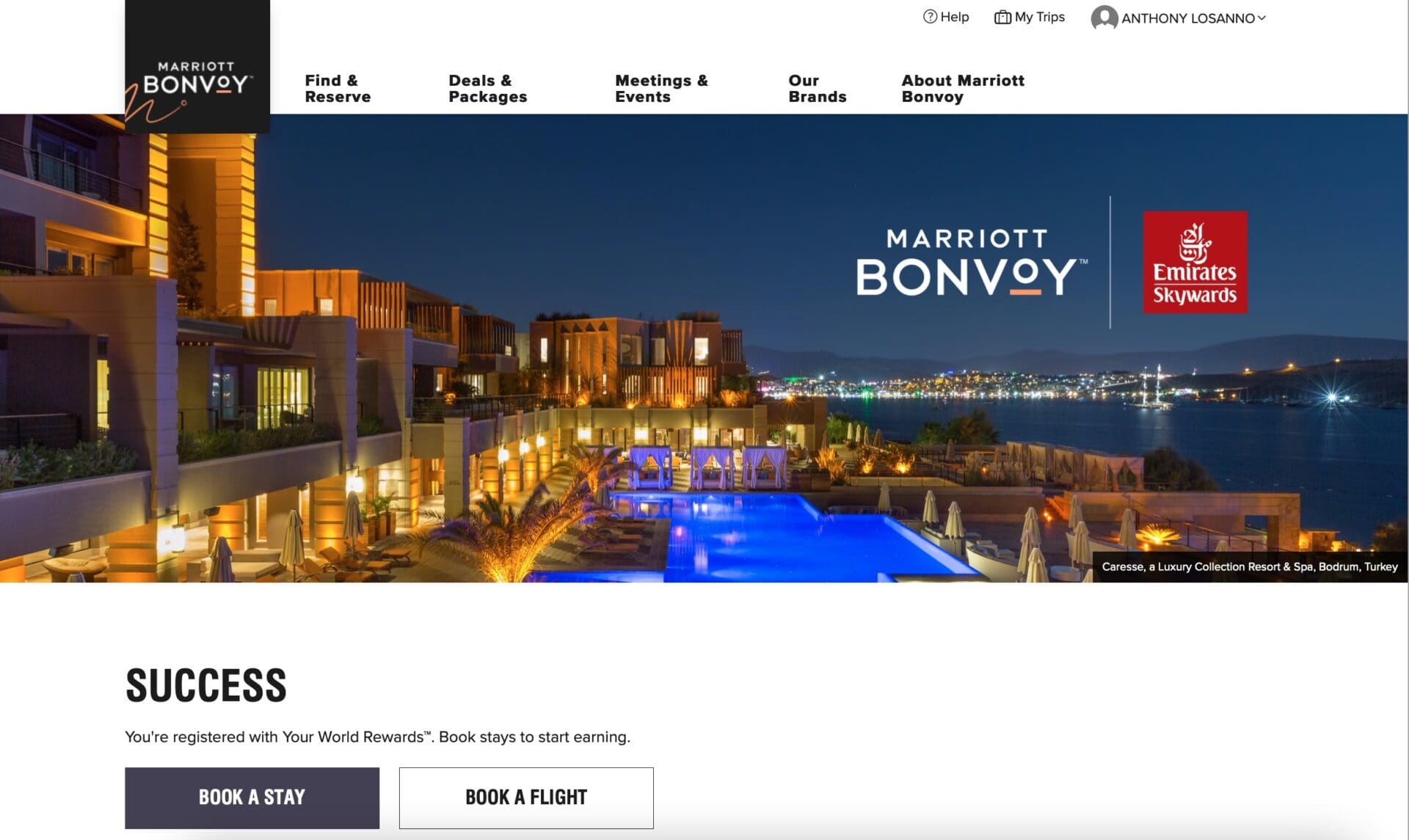 1,000 Free Marriott Bonvoy Points When Elite Members Link to Emirates ...