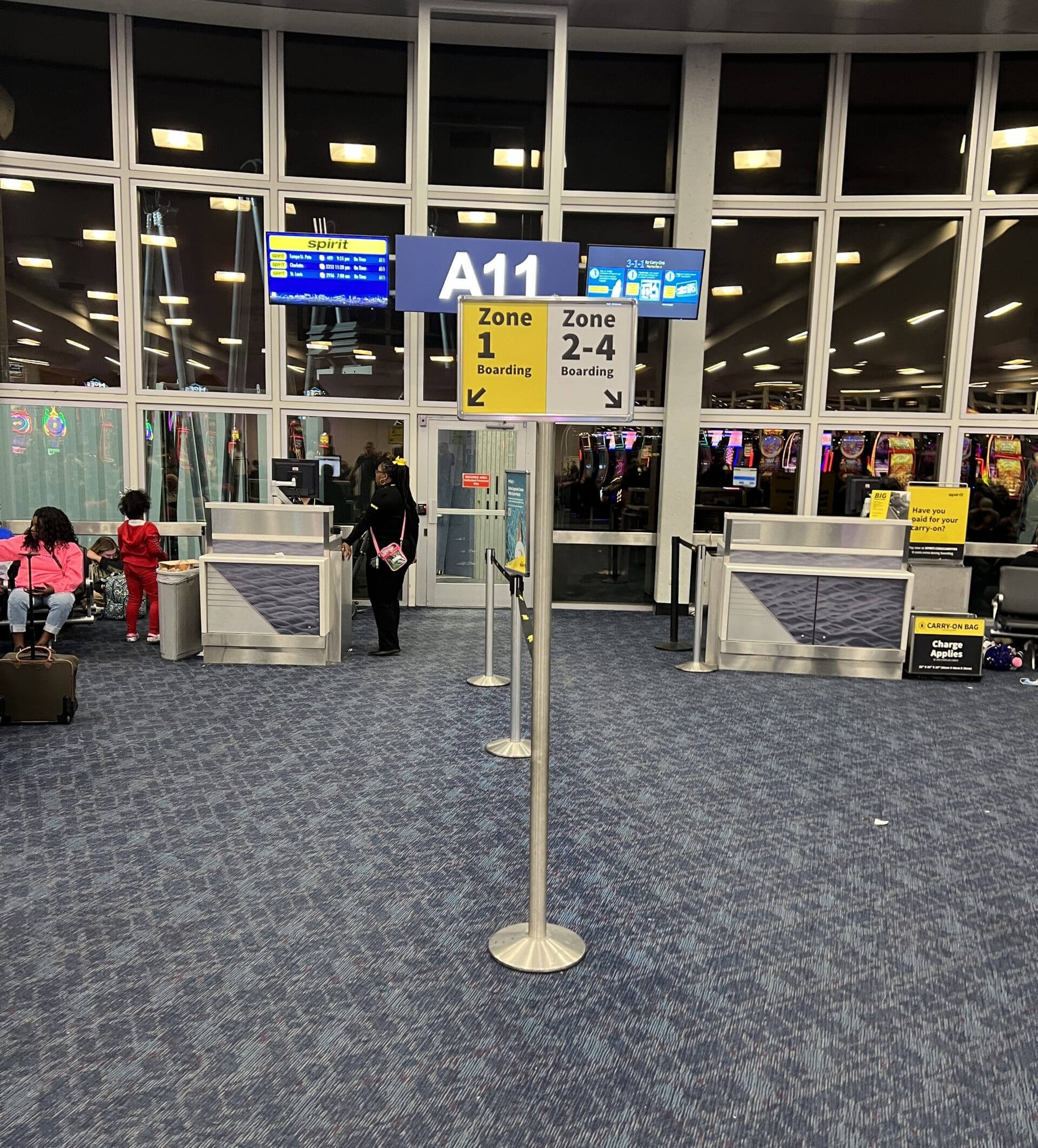 Flight Review: Spirit Airlines Airbus A320 Big Front Seat - LAS-TPA ...