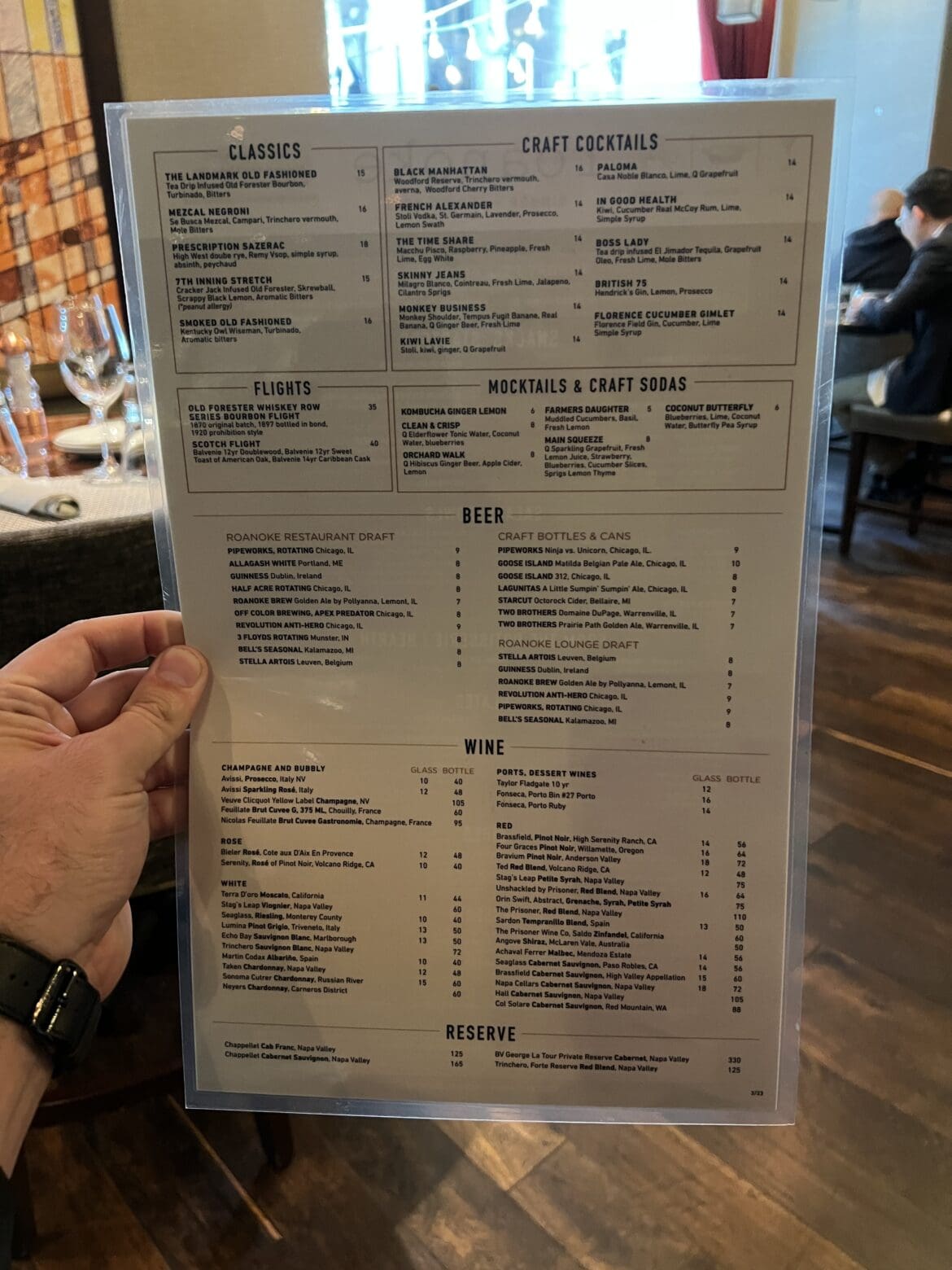 Restaurant Review: Roanoke (Chicago) - The Bulkhead Seat