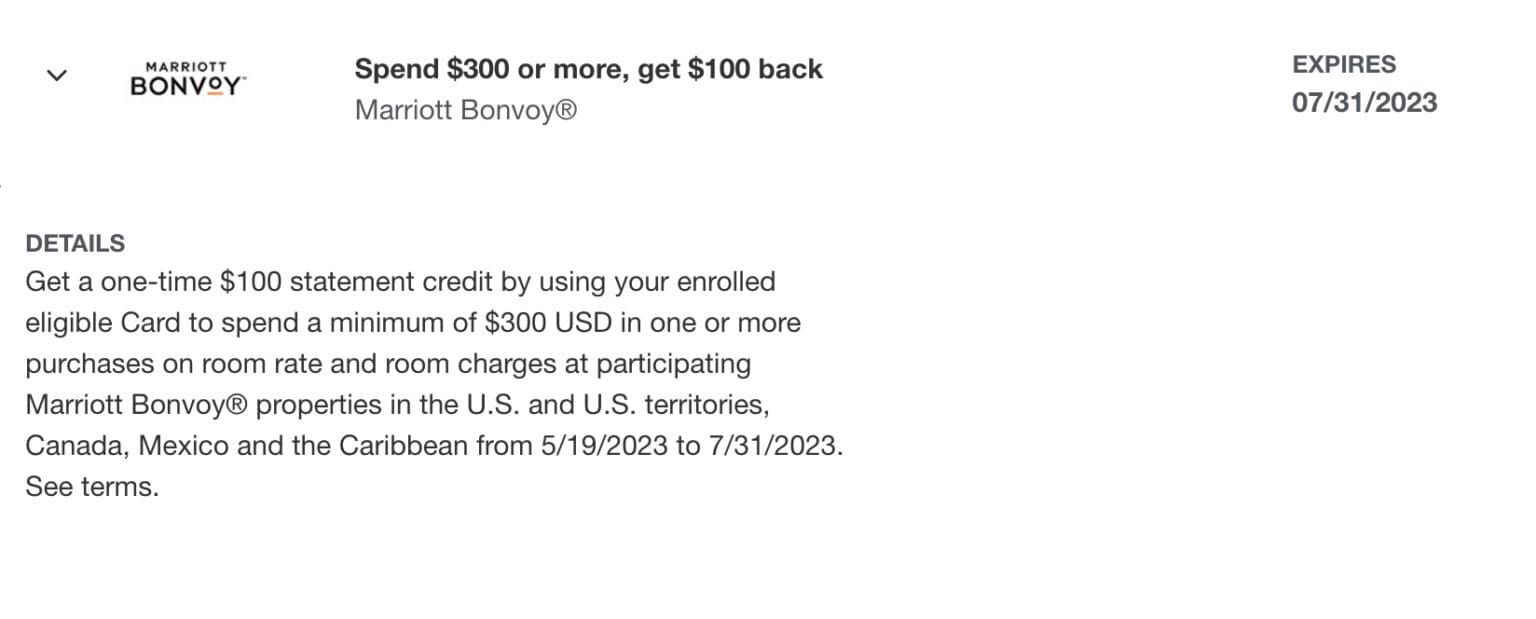 Amex Offer: Spend $300 at Marriott, Get $100 or $120 Back - The ...