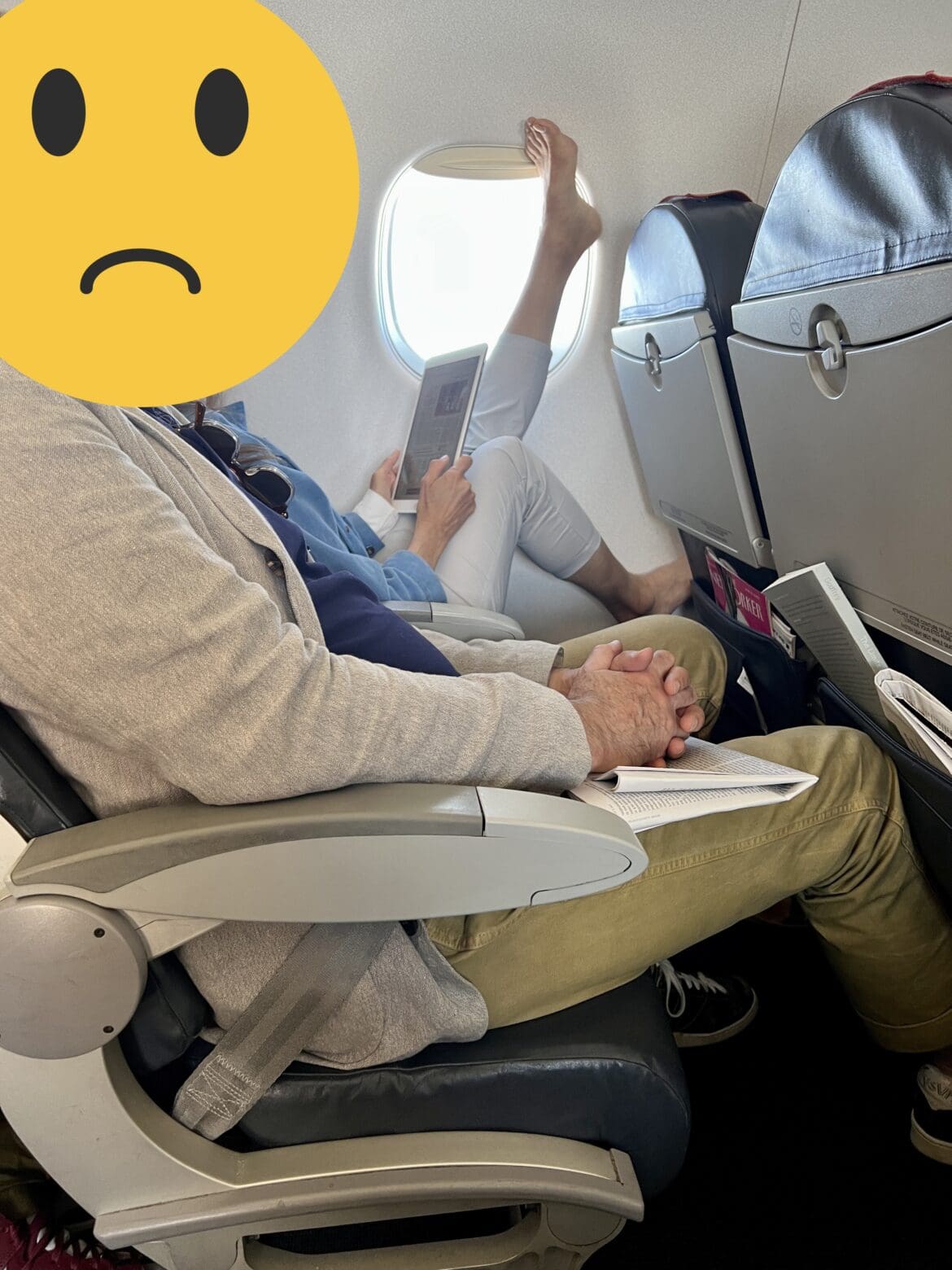 Disgusting: Keep Your Feet Off of the Seats and Tray Tables - The ...