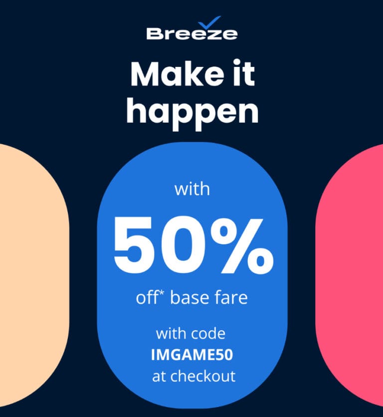 Promo: Breeze Airways 50% Off Base Fares to Every Destination It Flies ...