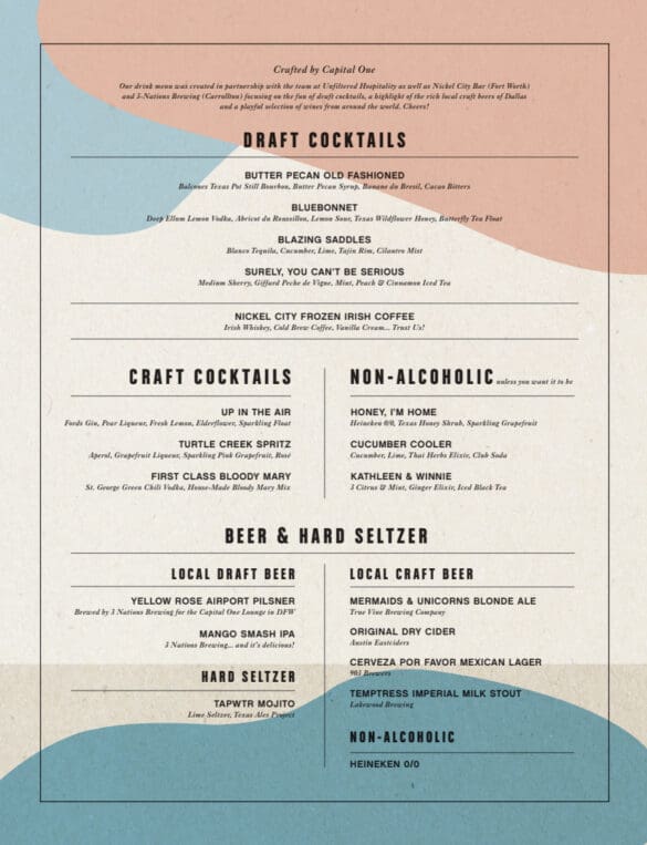 Lounge Review: Capital One Lounge (DFW) - The Bulkhead Seat