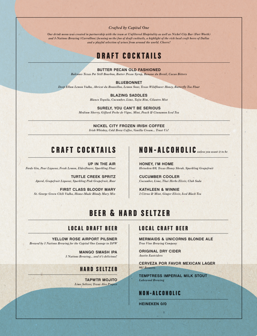 Lounge Review: Capital One Lounge (DFW) - The Bulkhead Seat