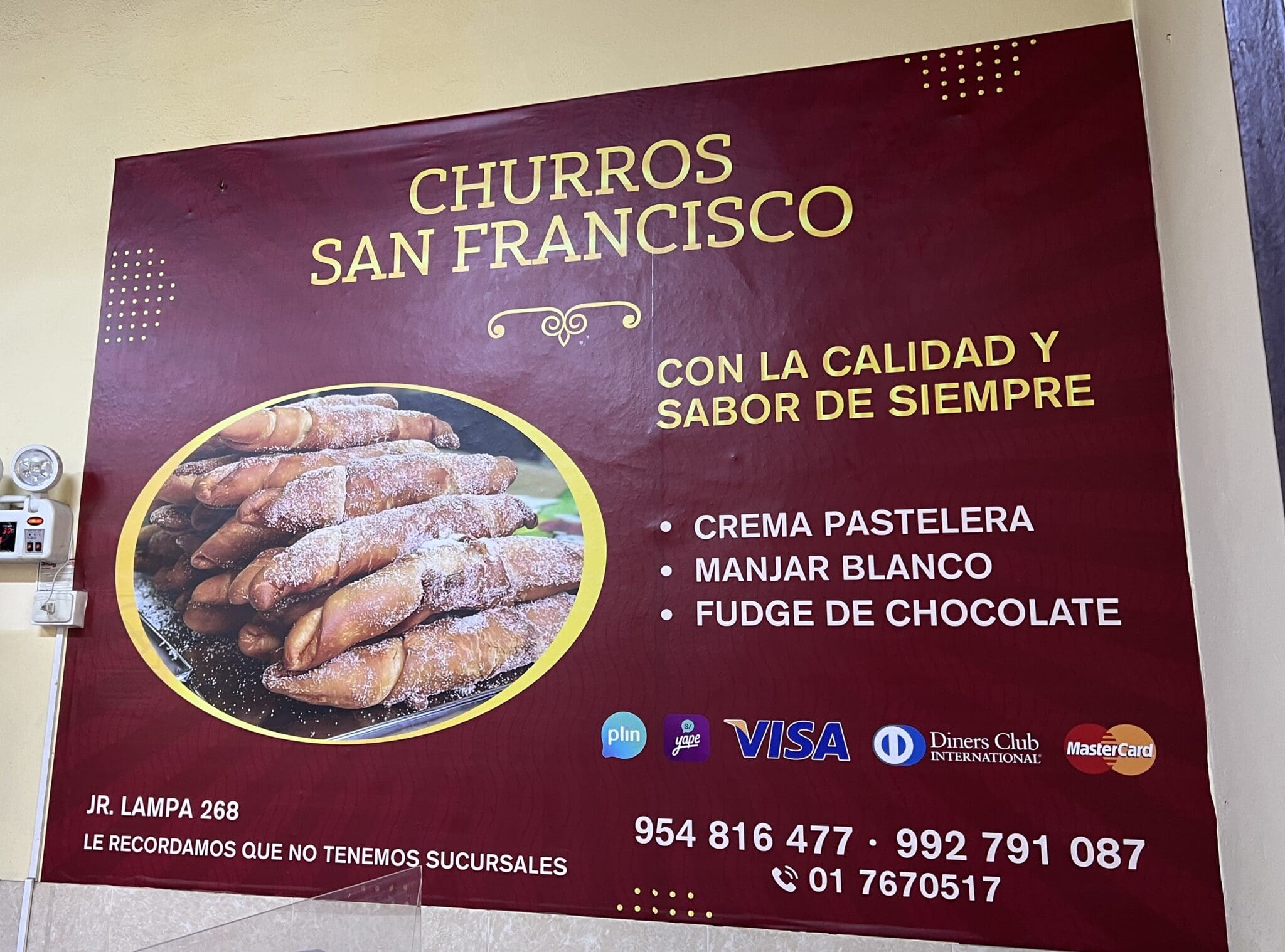 Some of the Best Churros in Lima: Churros San Francisco - The Bulkhead Seat
