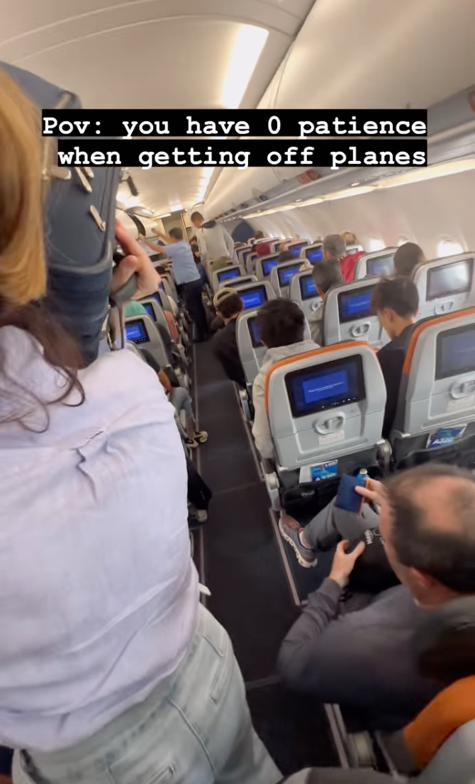 Common Decency is Dead: Video Shows Passenger Pushing Forward to ...