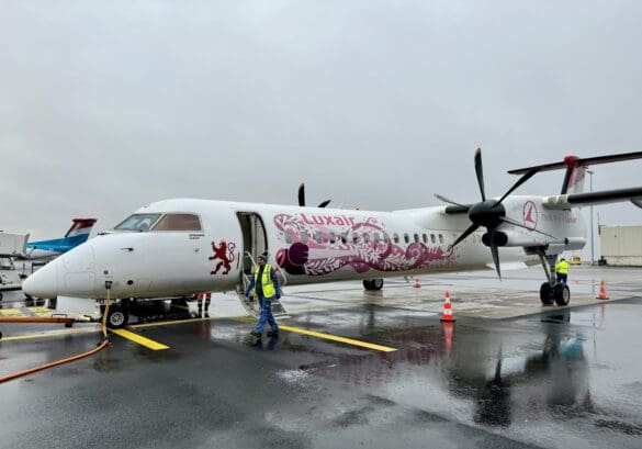 Flight Review: Luxair De Havilland Q400 Business Class - LUX-BUD - The ...