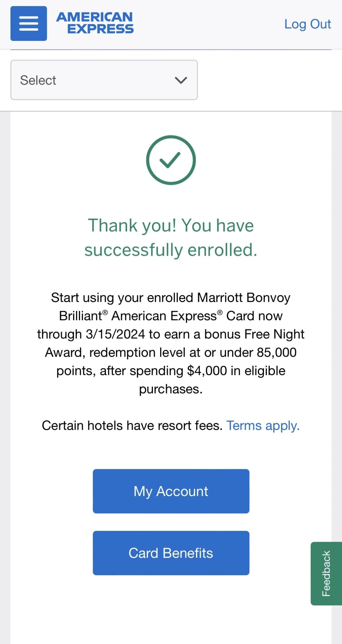 Targeted Promo: Spend $4,000, Get a Marriott Free Night 85K Certificate ...