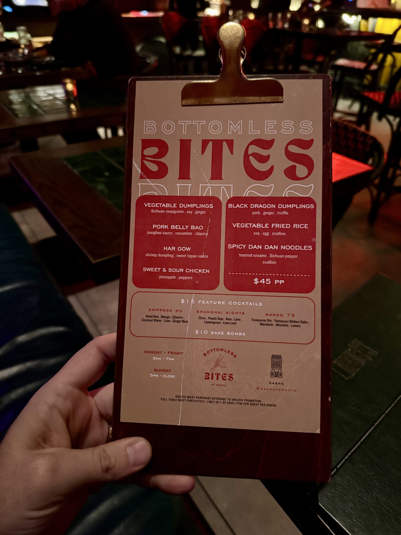 Restaurant Review: DASHA (Toronto) - The Bulkhead Seat
