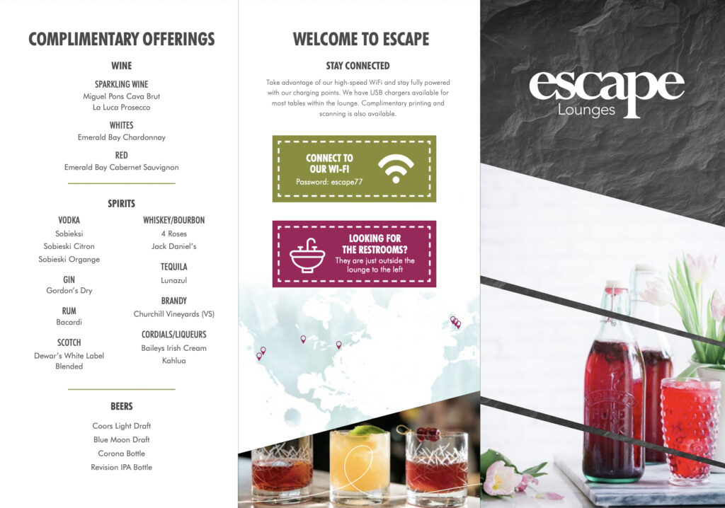 Lounge Review: Escape Lounge - The Centurion® Studio Partner (PVD ...