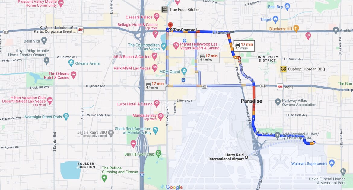 Hotel Review: The Cromwell Hotel Las Vegas - The Bulkhead Seat