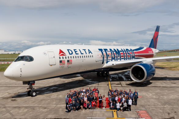 Delta Unveils Team USA Livery On Airbus A350 - The Bulkhead Seat