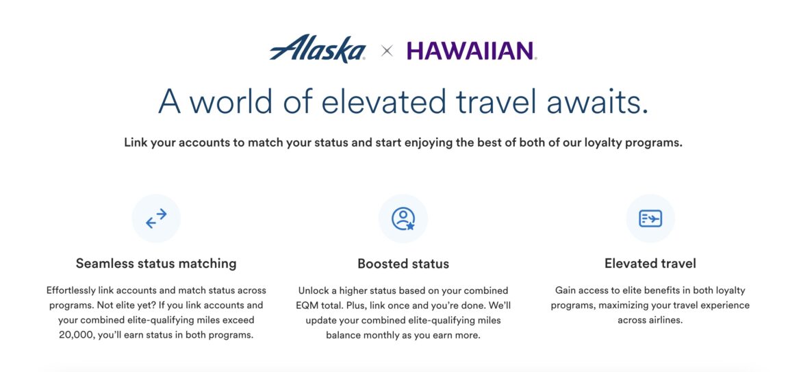 Alaska and Hawaiian Status Matches Are Now Live - The Bulkhead Seat