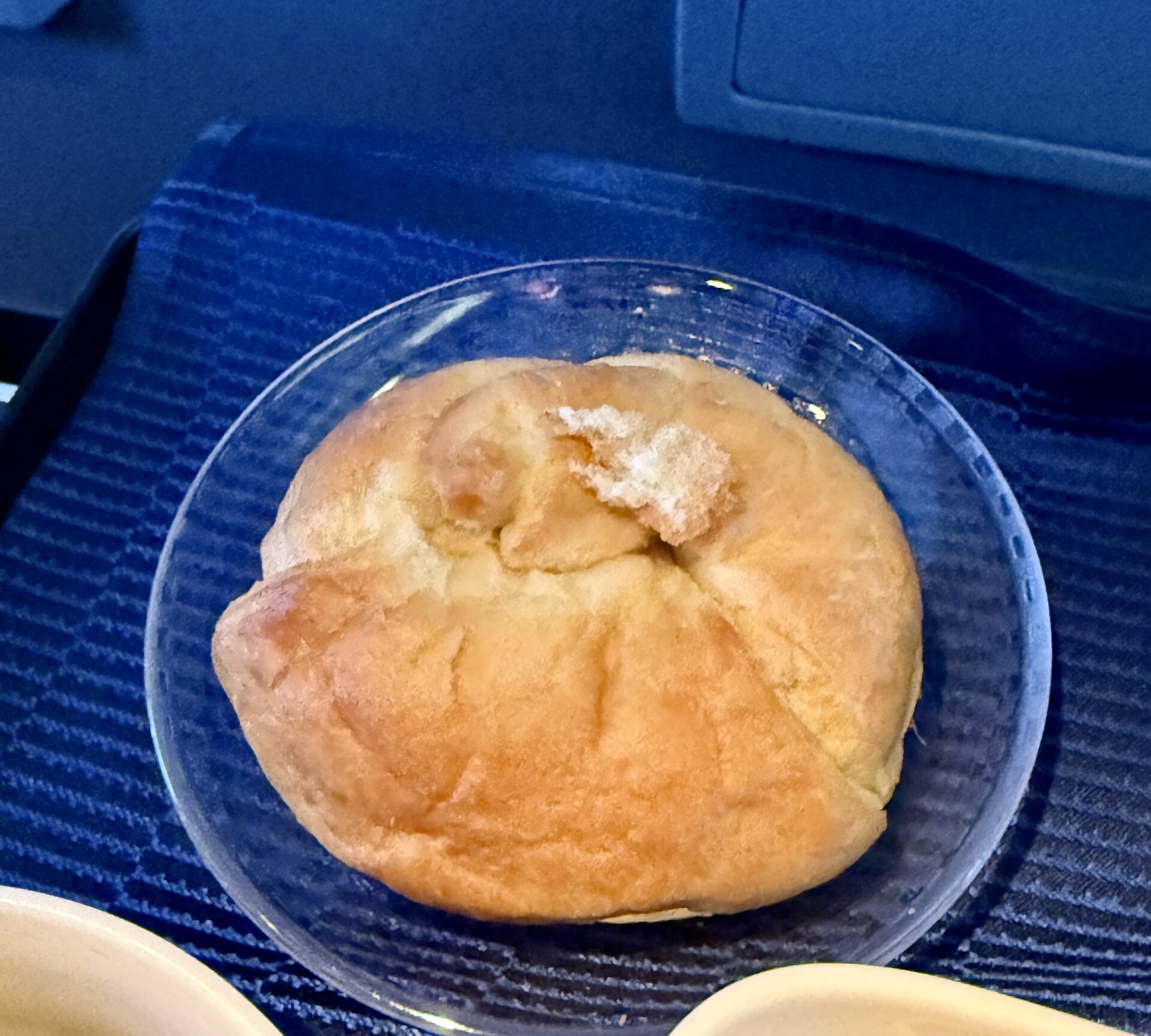 Taste Test: Peach Cobbler Crepes on United Airlines - The Bulkhead Seat