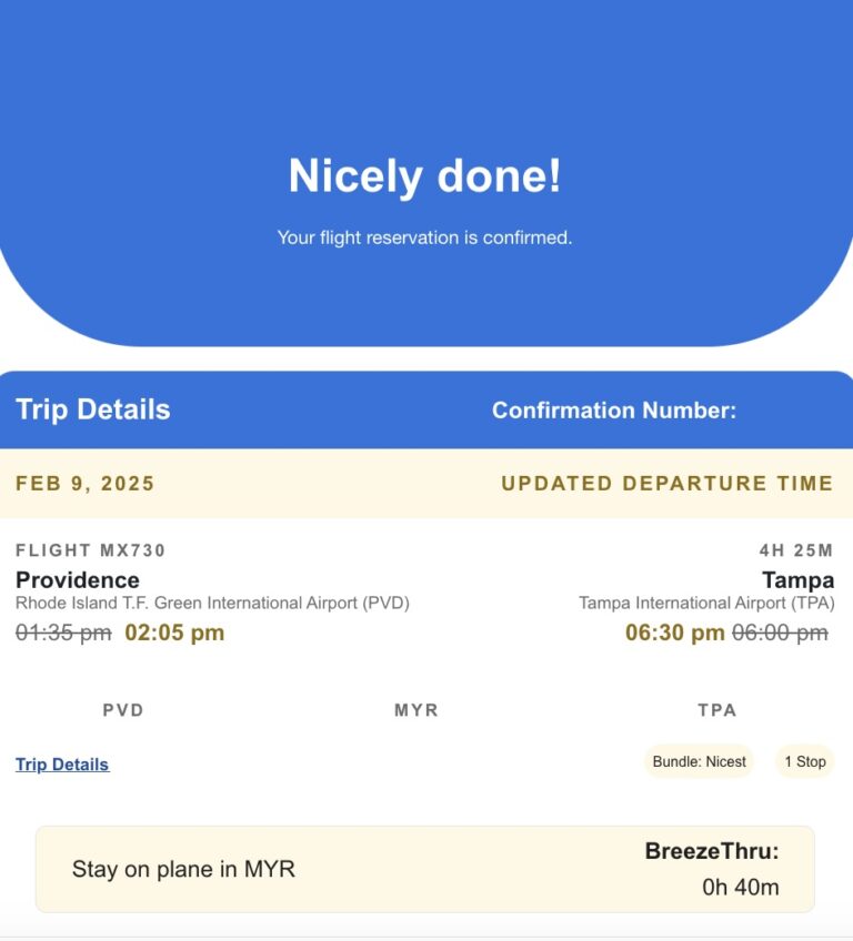 Flight Review: Breeze Airways Airbus A220-300 Ascent Class – PVD-MYR ...