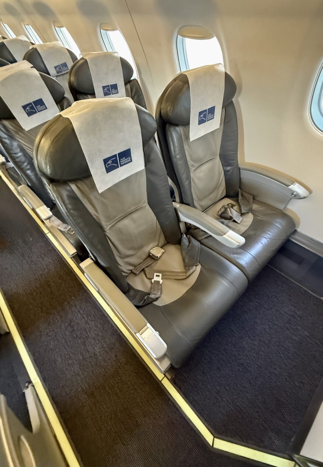 Flight Review: Air Montenegro Embraer E195 Business Class – FCO-TGD ...