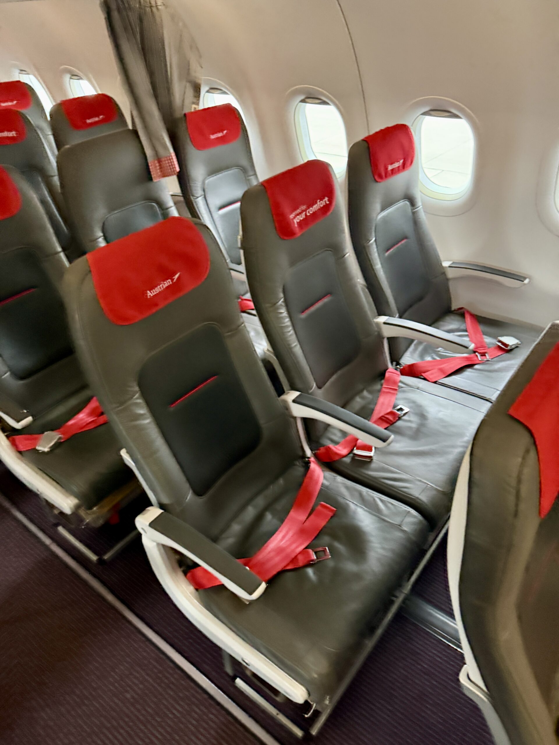 Flight Review: Austrian Airlines Airbus A320 Business Class – TGD-VIE ...