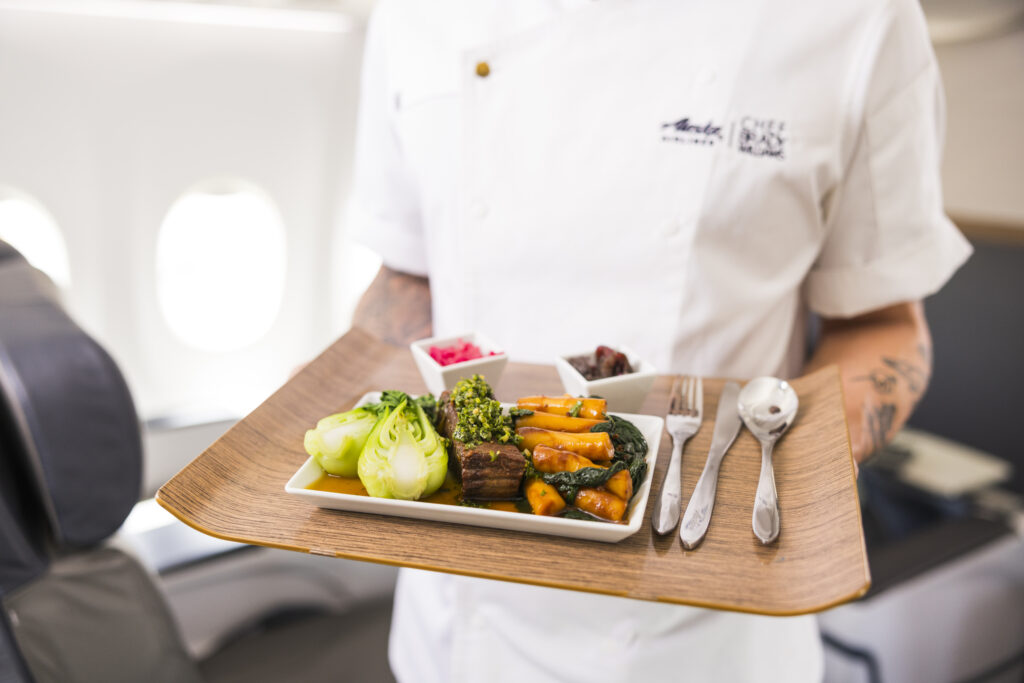 Alaska Airlines Launches New Chef's (tray) Table First Class Dining ...