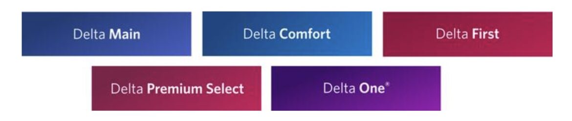 Delta Rebrands Cabins and Updates Fares for Main Cabin Into Three ...