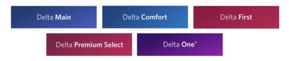 Delta Rebrands Cabins and Updates Fares for Main Cabin Into Three ...