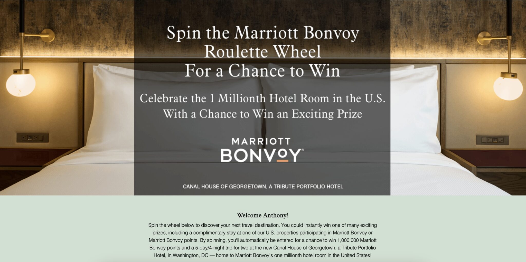 Marriott Celebrates One Million US Hotel Rooms With Travel Roulette ...