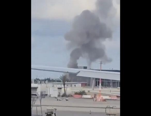 Missile Strikes Near Terminal 3 Access Road at Tel Aviv's Ben Gurion ...