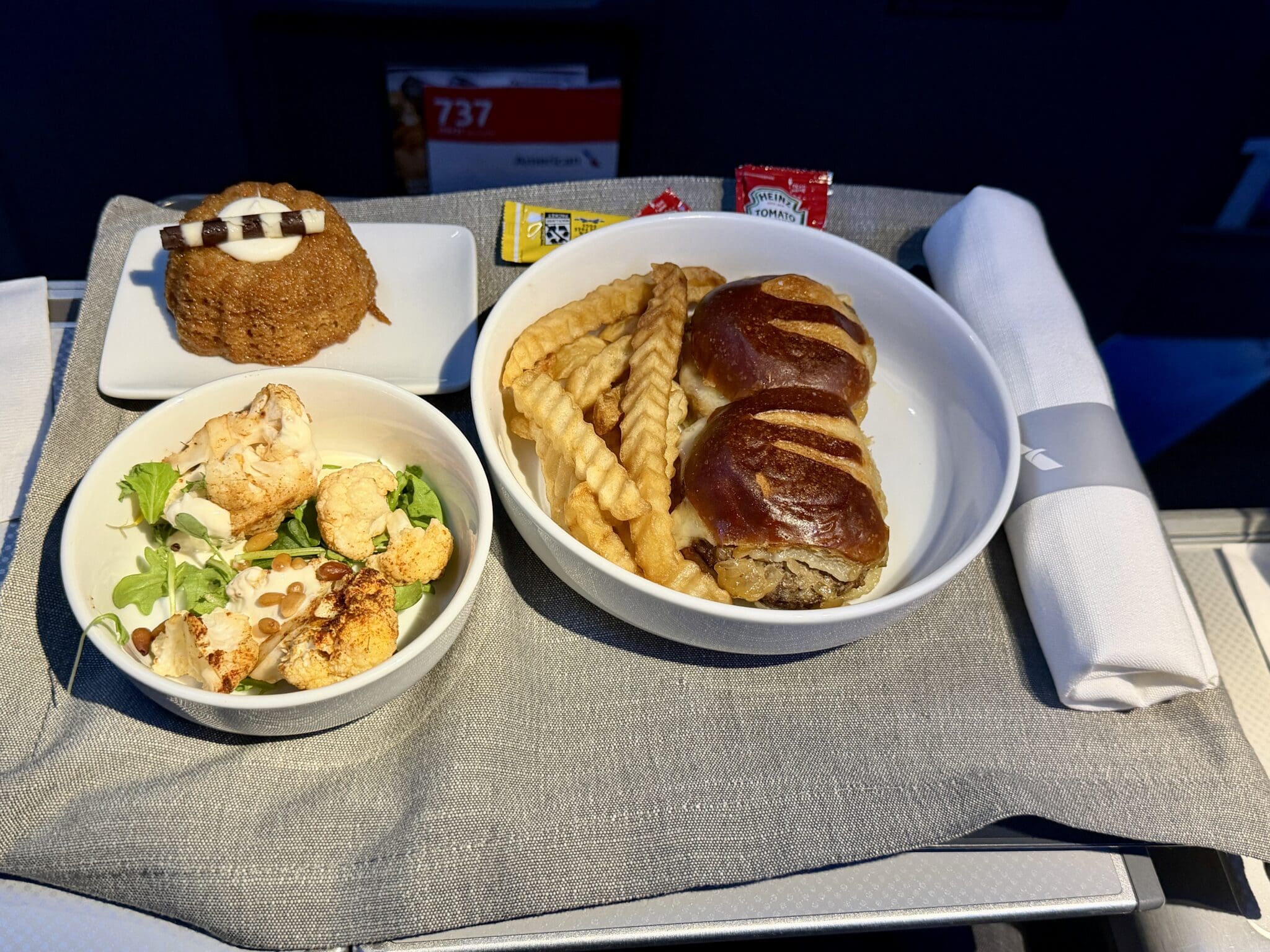 Taste Test: Classic American Sliders & Fries on American Airlines - The ...