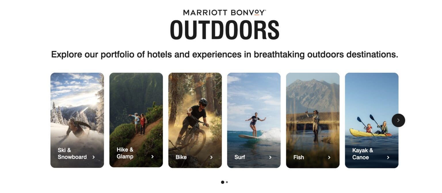 Marriott Launches Marriott Bonvoy Outdoors and New Outdoor Collection ...