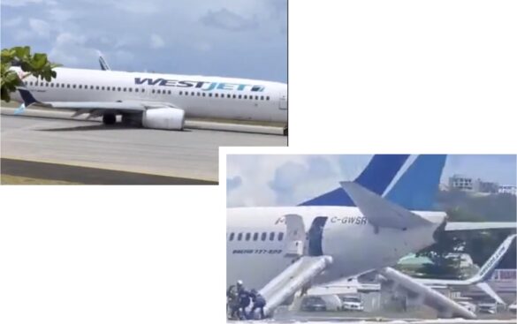 WestJet Aircraft Suffers Landing Gear Collapse Leading to Emergency ...