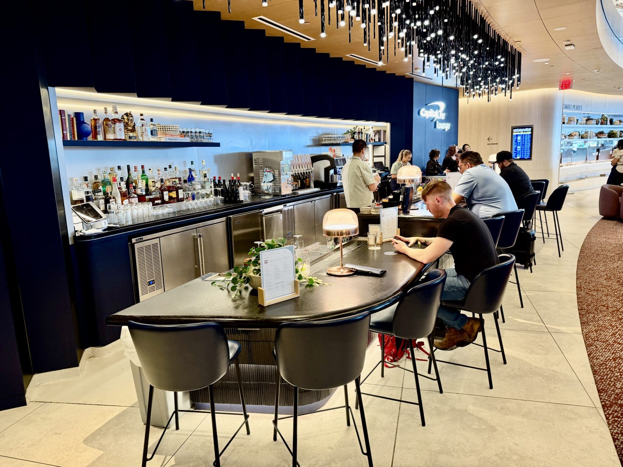 Lounge Review: Capital One Lounge (LAS) - The Bulkhead Seat