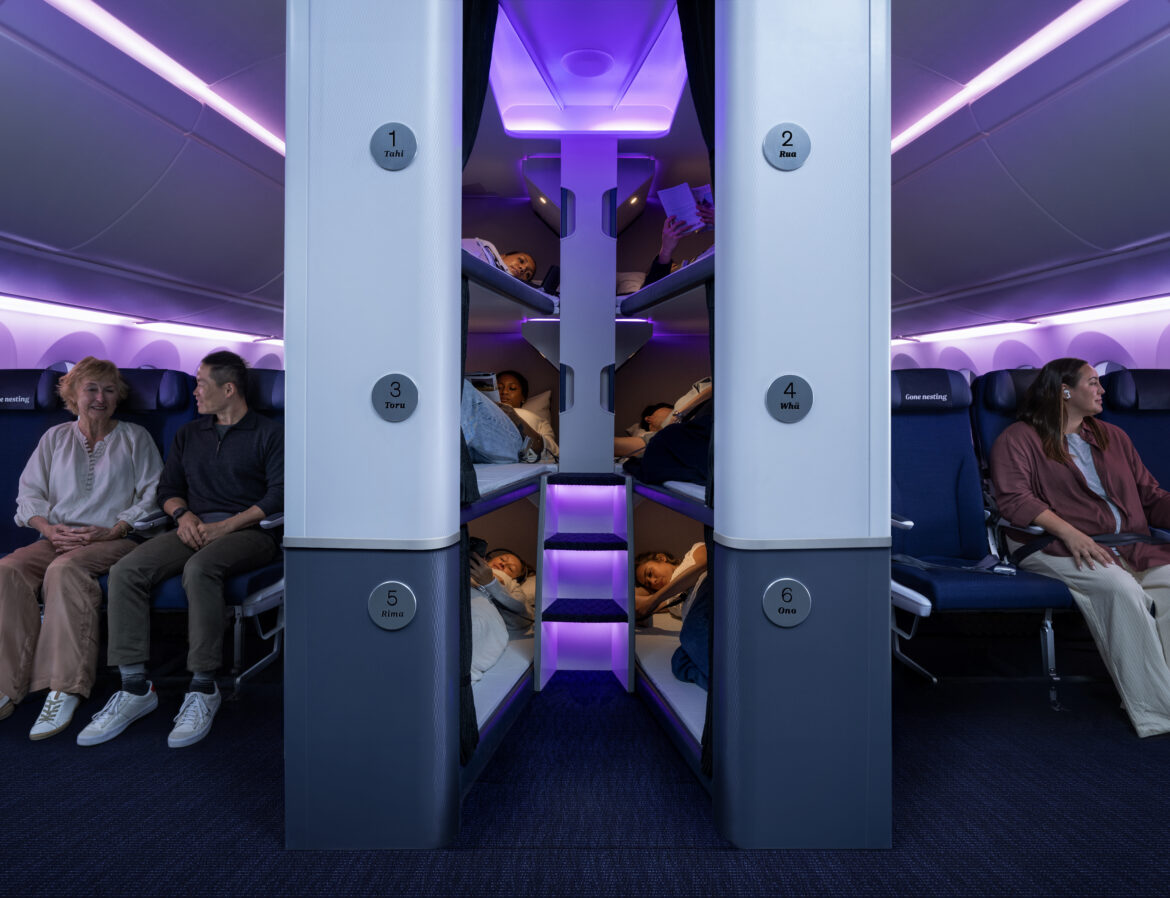 Air New Zealand to Launch World-First Economy Skynest™ Sleep Pods on ...