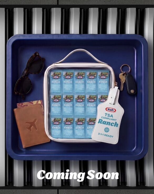 Kraft Launches TSA-Compliant Ranch Kit for Travelers Who Can't Leave ...